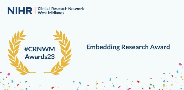 Proud Winners of the Embedding Research Award – East Staffordshire ...